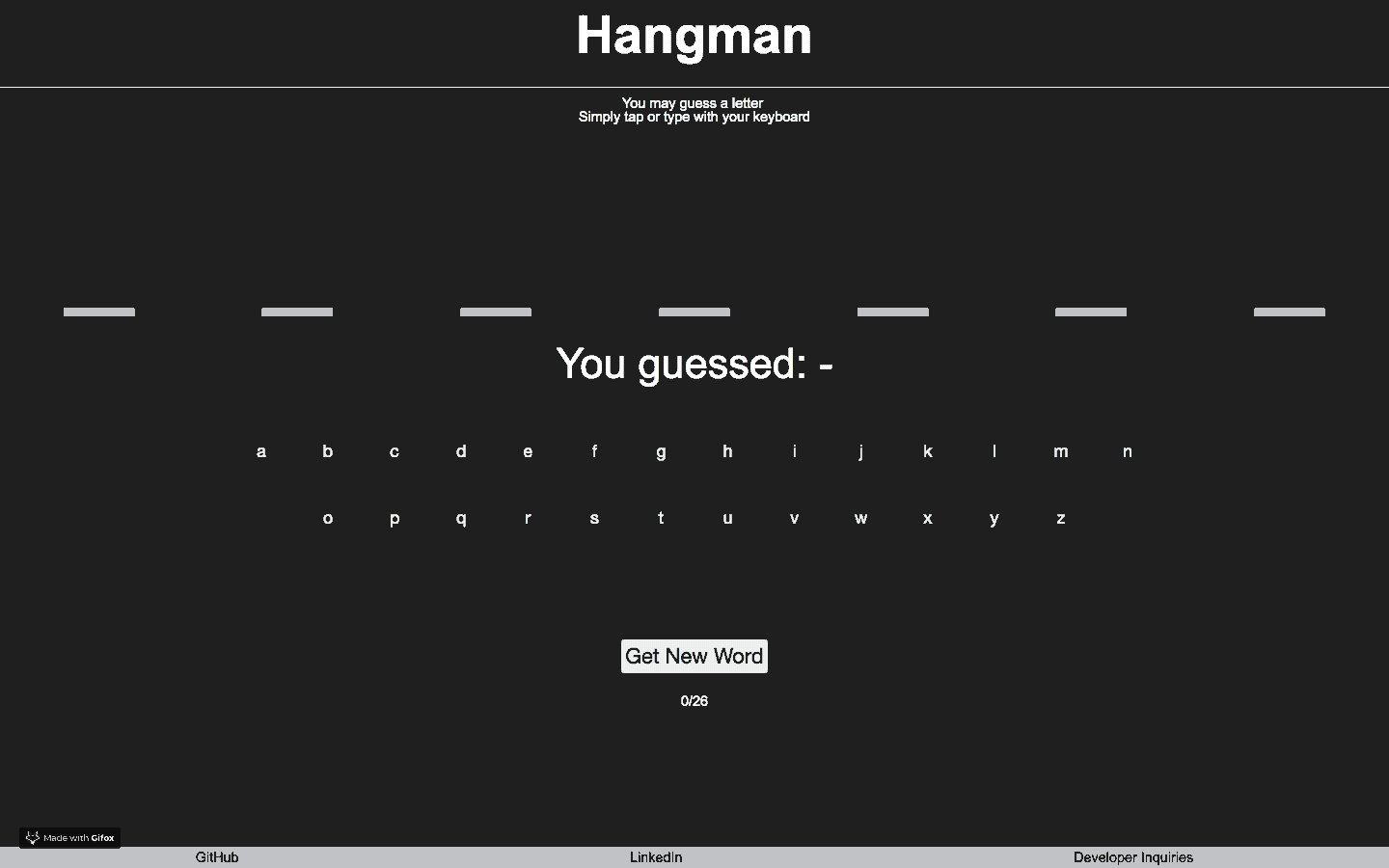 Hangman Gif
